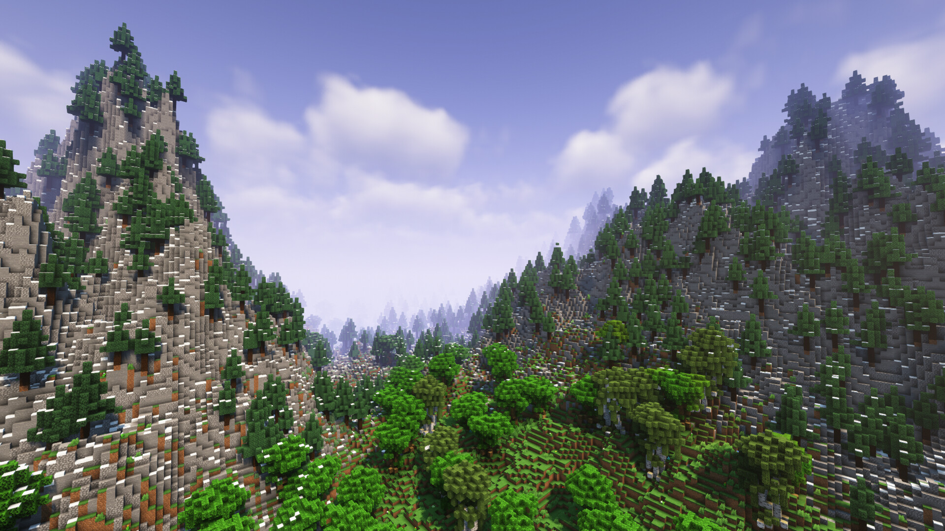 Mountains and Valleys (1000x1000 worldpainter) Minecraft Map