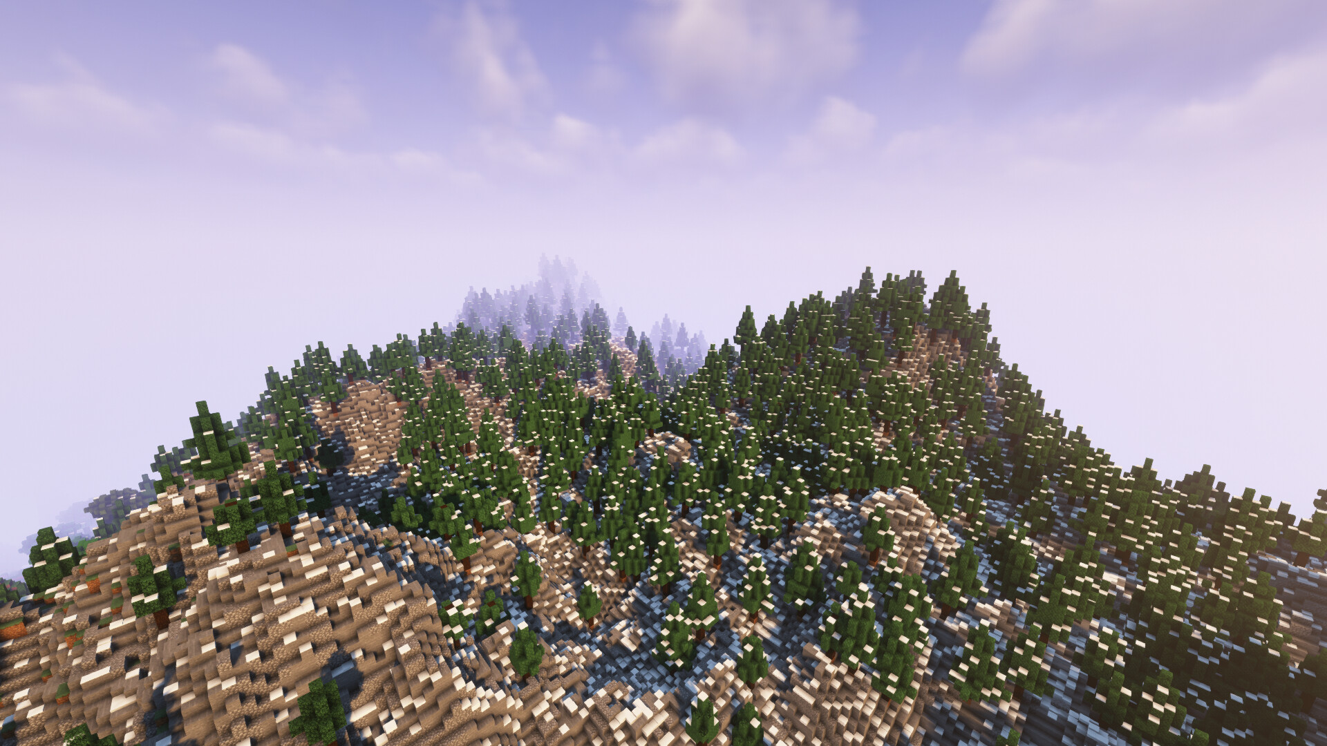 Mountains and Valleys (1000x1000 worldpainter) Minecraft Map