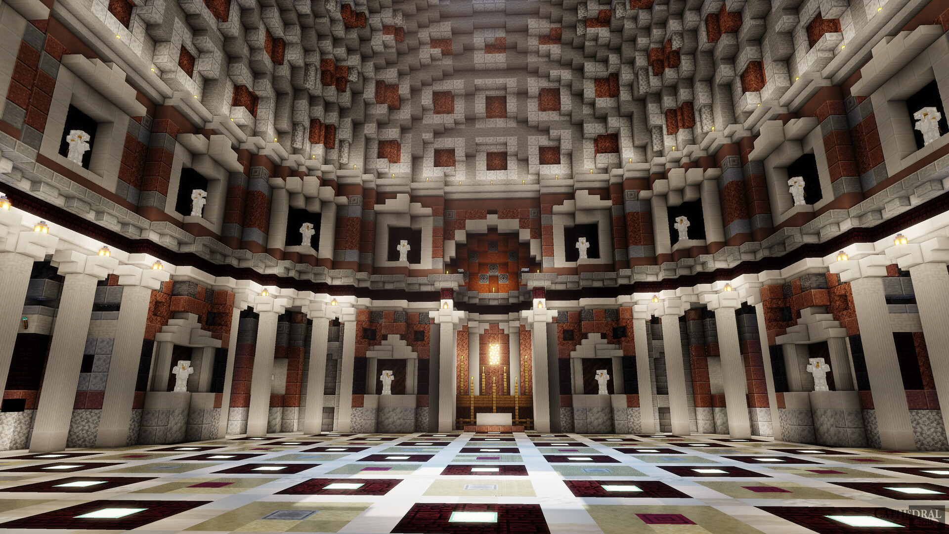 THSchutt's Roman Pantheon (1:1 scale) Minecraft Temple (2021) Minecraft Map