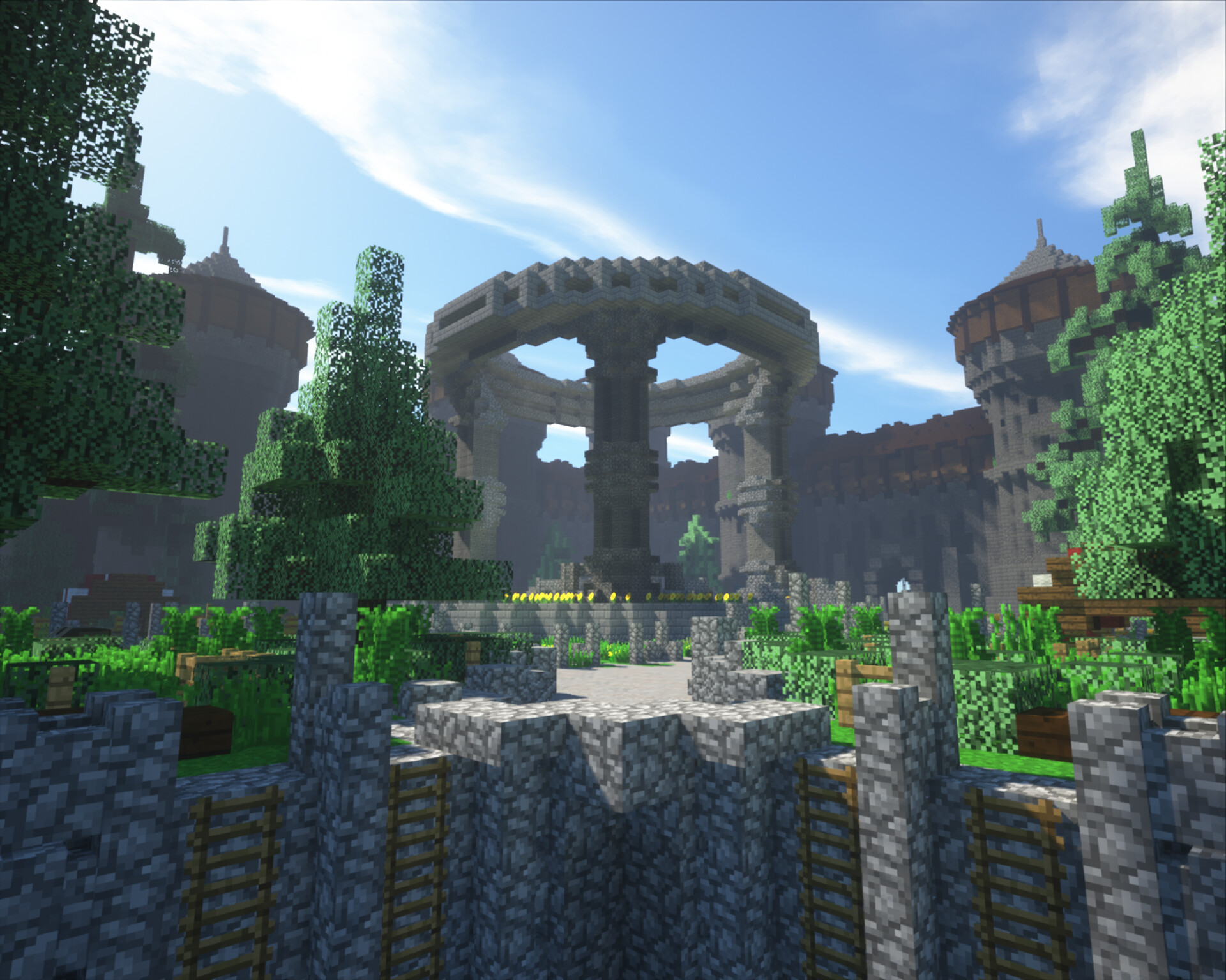 🏫 Castle Factions Spawn 🏫 Minecraft Map