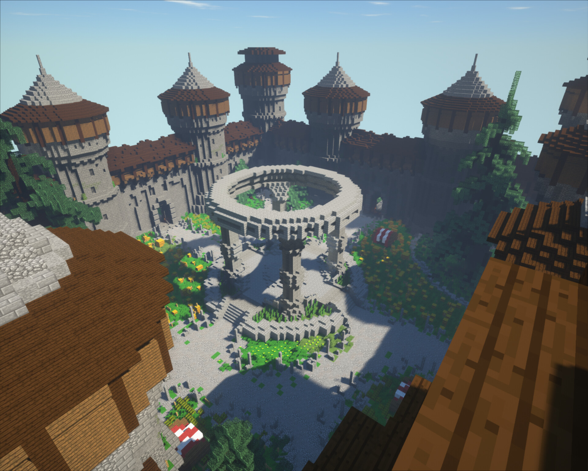 🏫 Castle Factions Spawn 🏫 Minecraft Map
