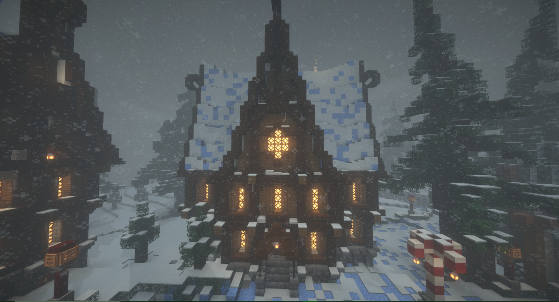Winter Mansion (Schematic) Minecraft Map