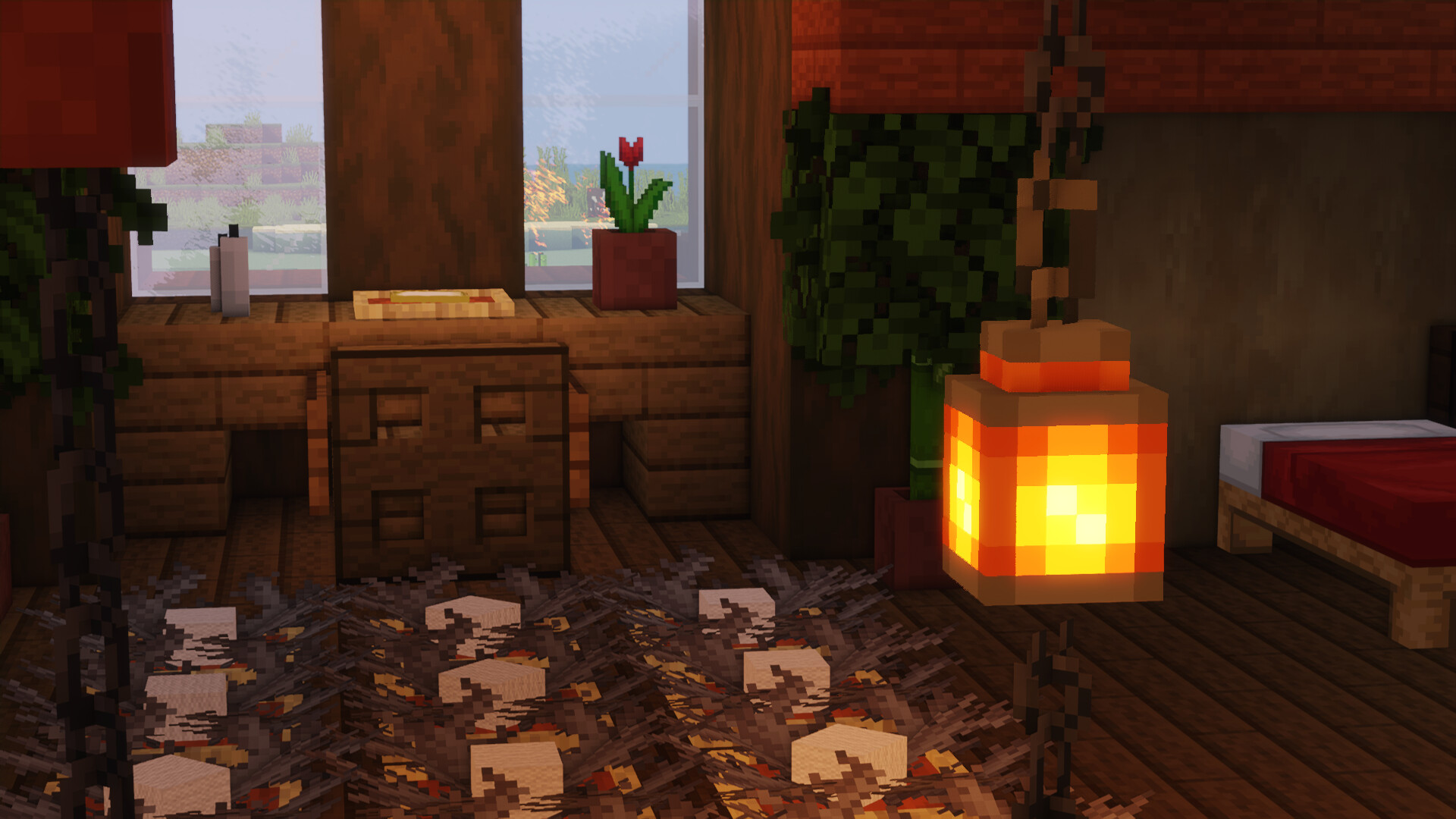 Modern cottage with interior [ Download ] Minecraft Map