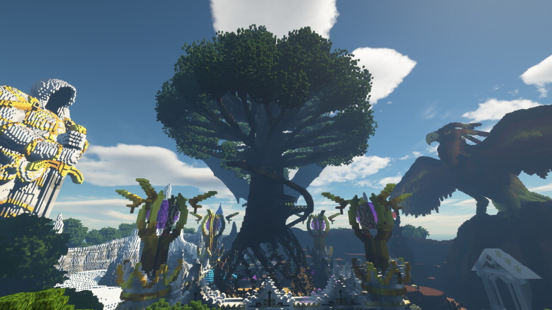 Spawn + Warzone Minecraft Map