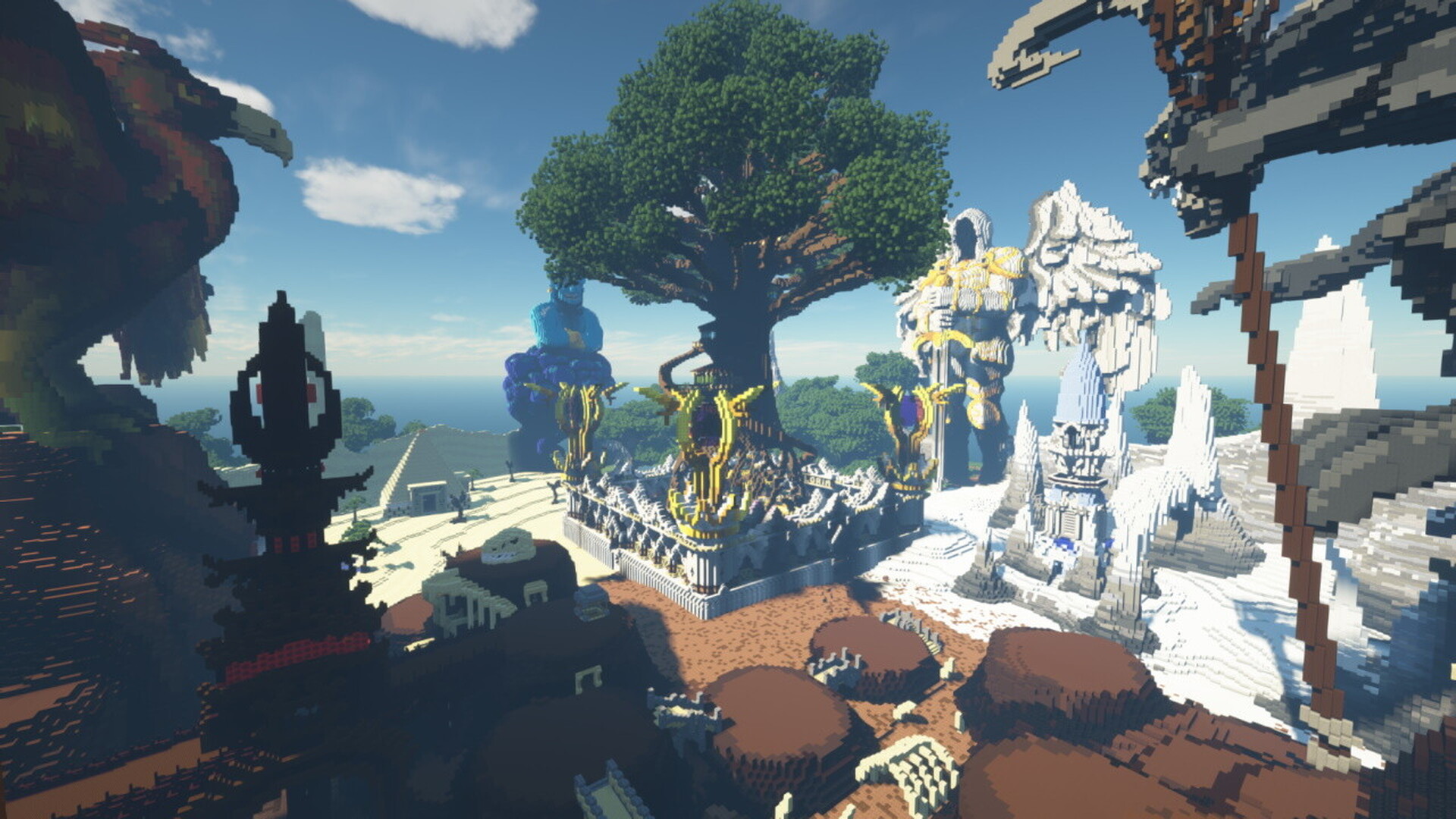 Spawn + Warzone Minecraft Map