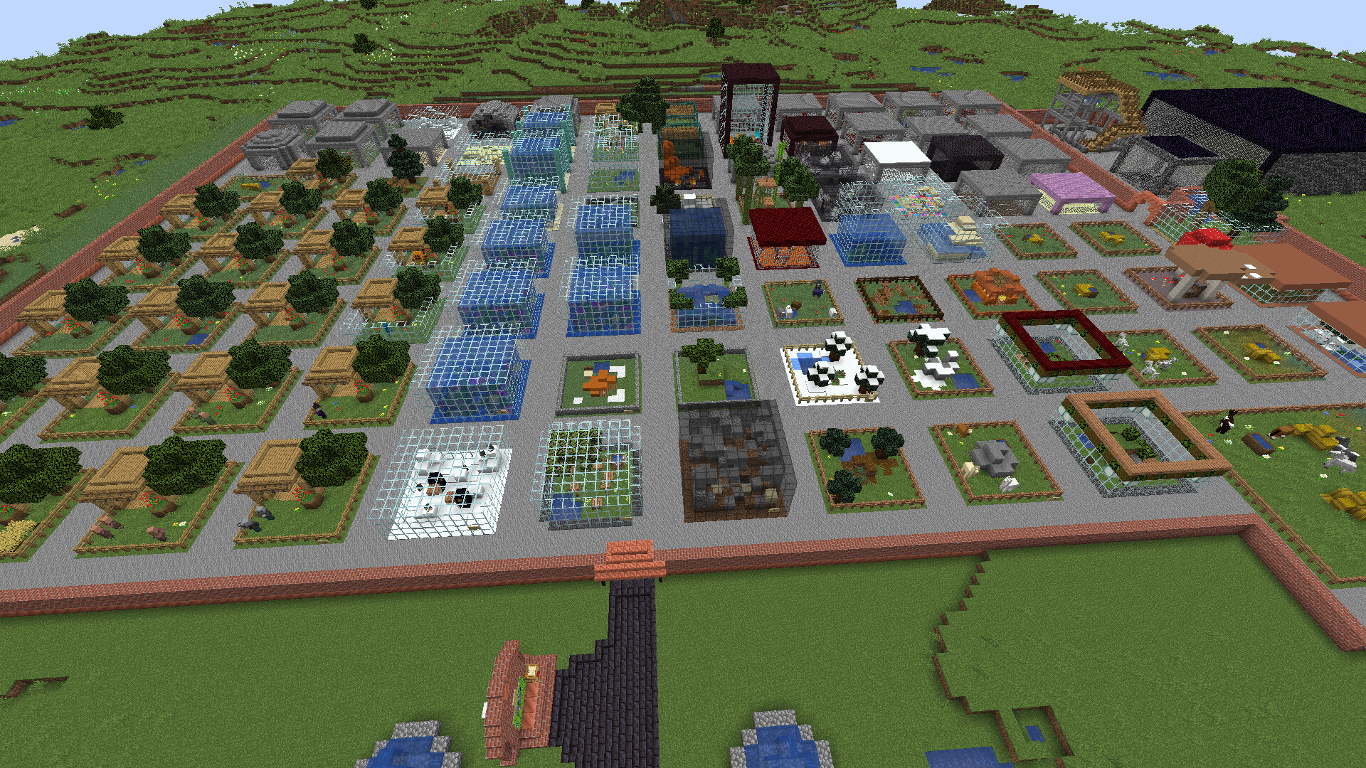 Simple All Creature Zoo - Java & Bedrock Minecraft Map