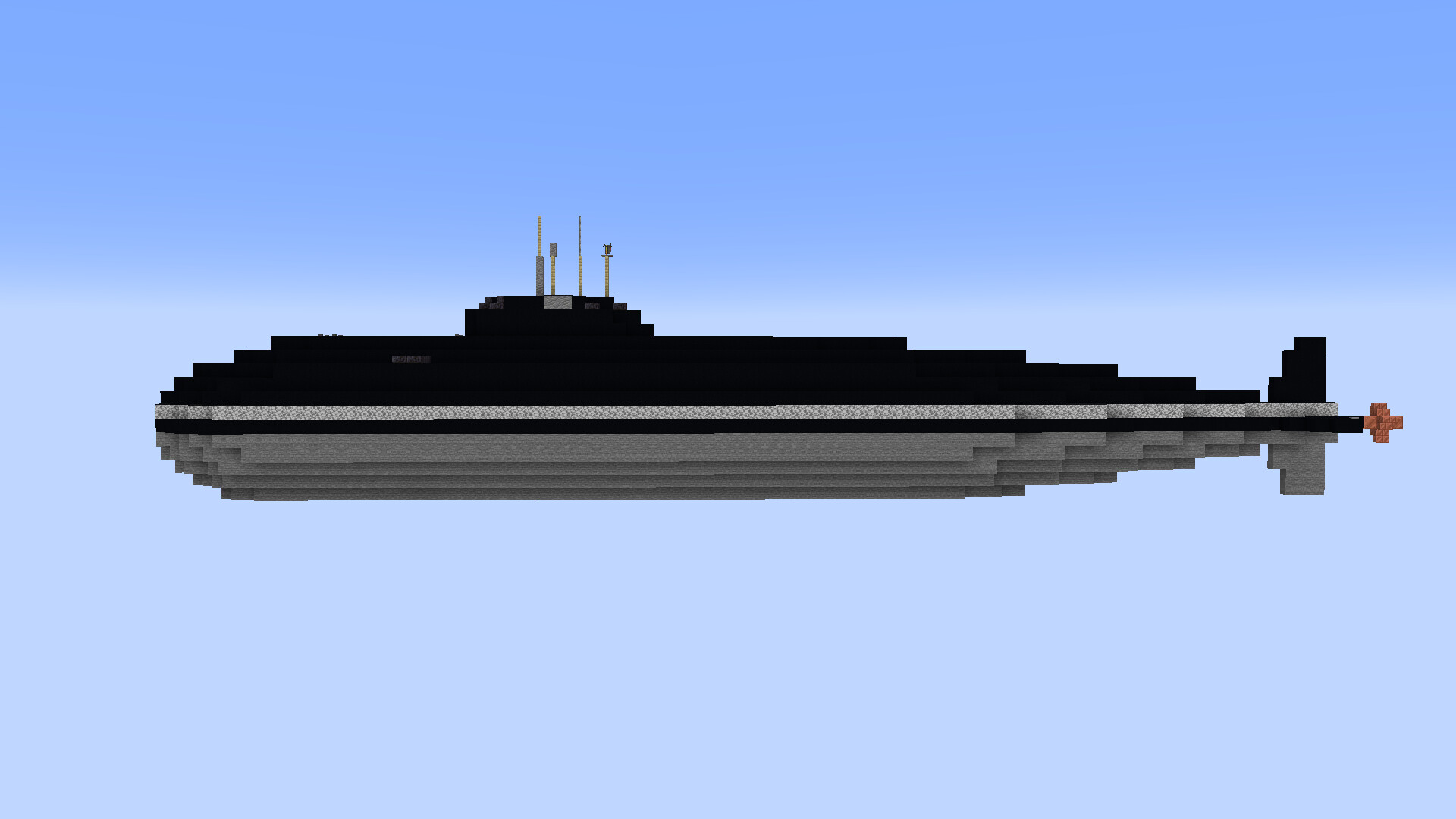 Victor-I Class Nuclear Attack Submarine Minecraft Map