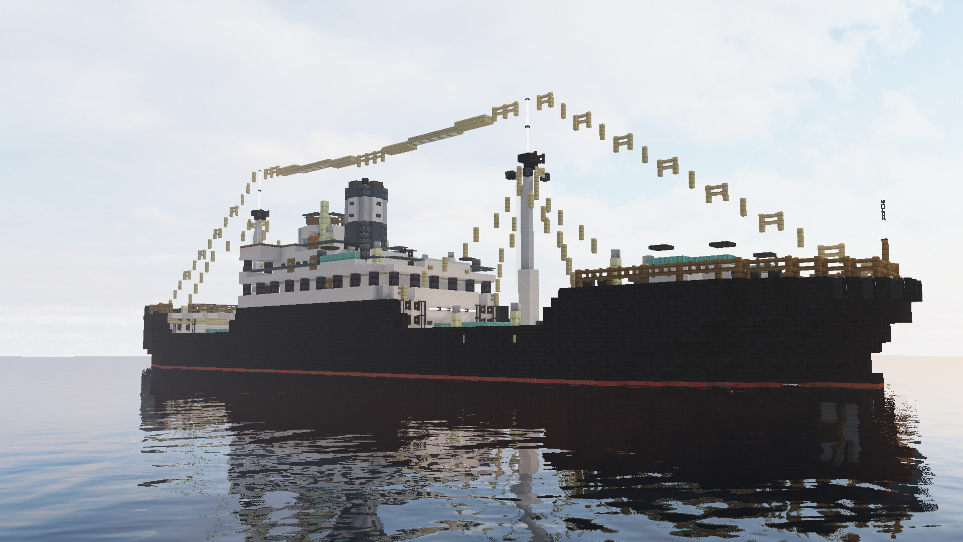 Small Cargo Steamer Ship + Download Minecraft Map