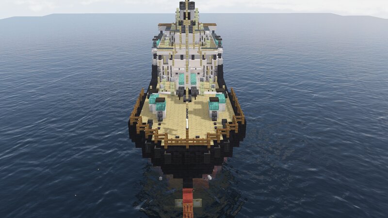 Small Cargo Steamer Ship + Download Minecraft Map