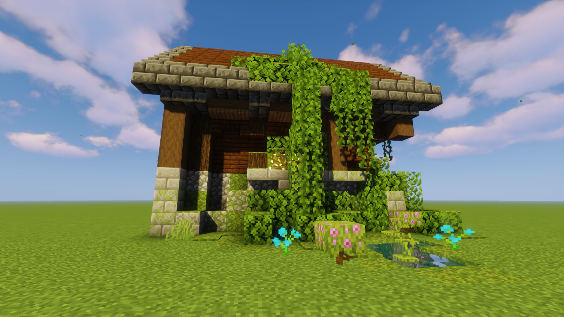 Woodland Medium House (Overgrown) Minecraft Map