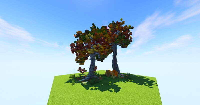 Some Custom Birch trees l Free to Use! Minecraft Map