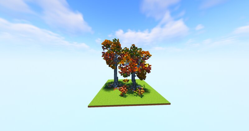 Some Custom Birch trees l Free to Use! Minecraft Map