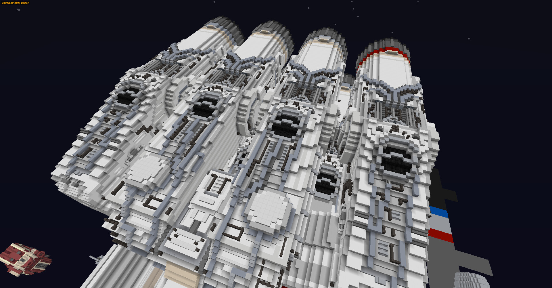 Tantive IV-Corellian Corvette Blockade Runner (Star Wars) Minecraft Map