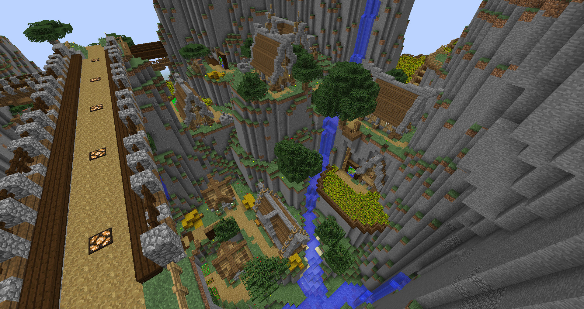 Medieval Mountain Village Minecraft Map