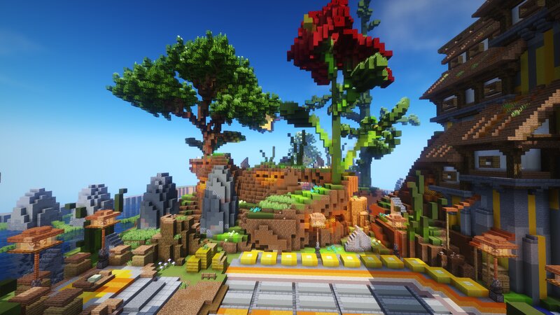 Bee Server Spawn Minecraft Map