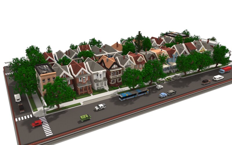 Brooklyn homes (Download) Minecraft Map