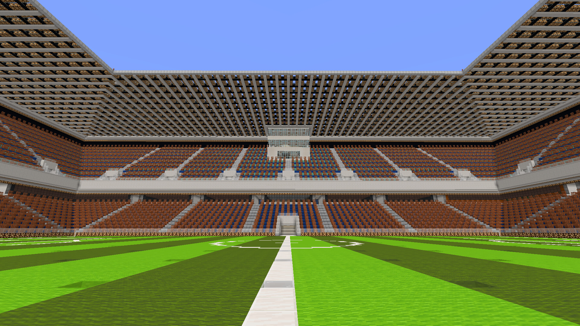 (not so) simple football stadium Minecraft Map