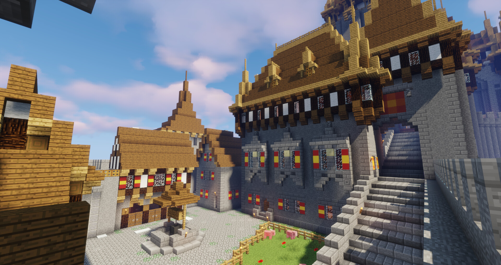 Medieval castle Minecraft Map