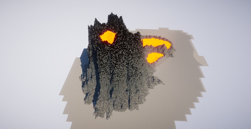 Large volcano [Schematic] Minecraft Map
