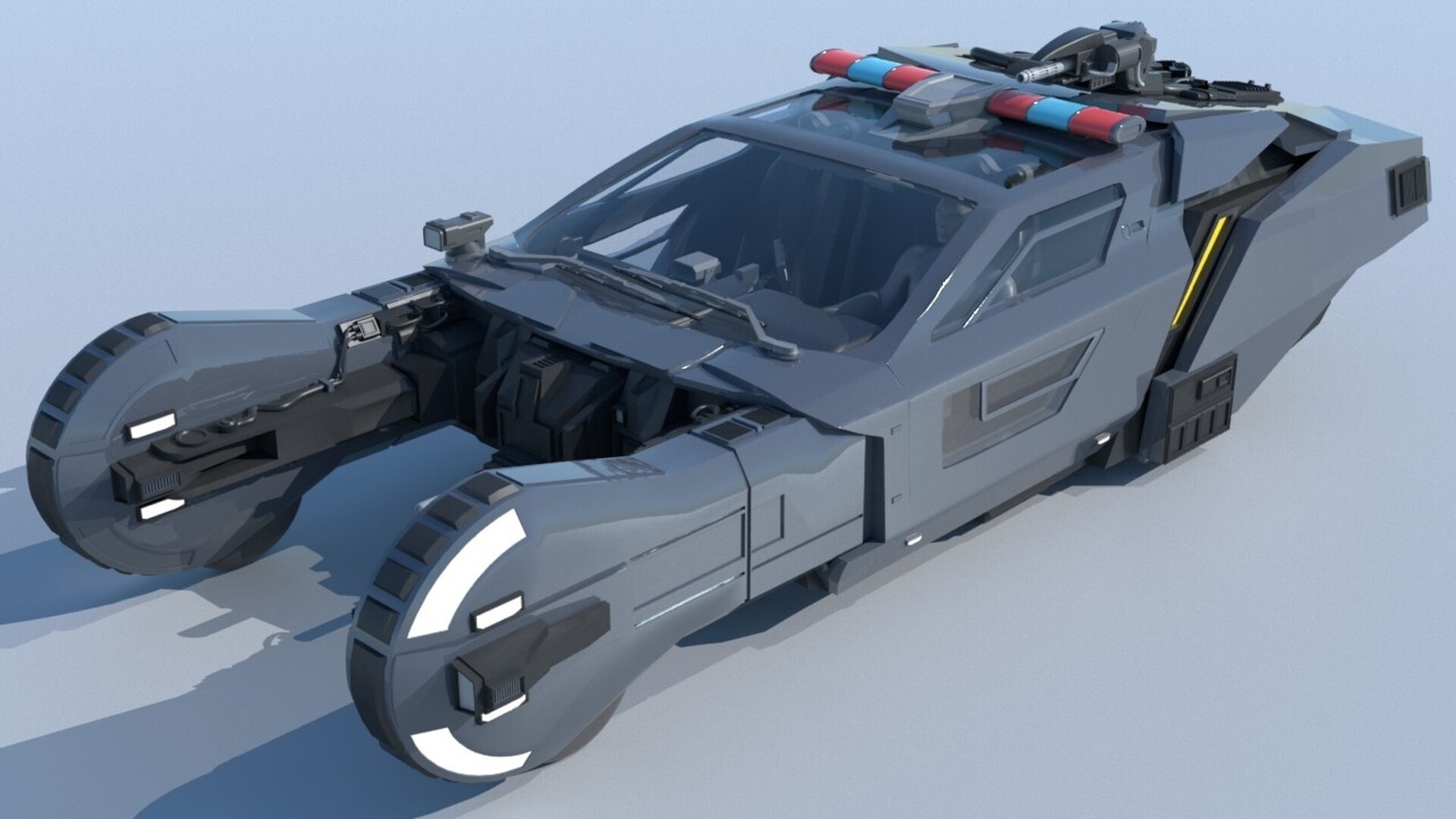 Blade Runner Police Spinner Minecraft Map