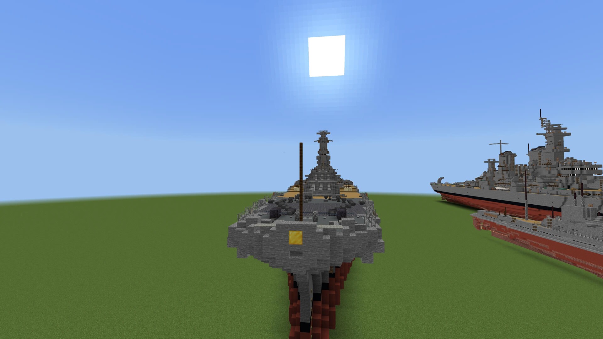 IJN Yamato 1:1 Minecraft Map