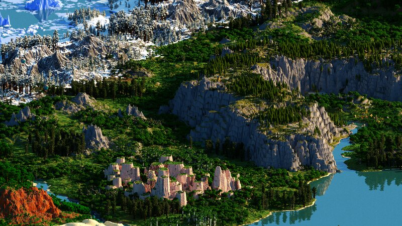 Jarsk - 8000x8000 | 1.19+ | Landscape & Survival Map | Dungeon & Custom ...