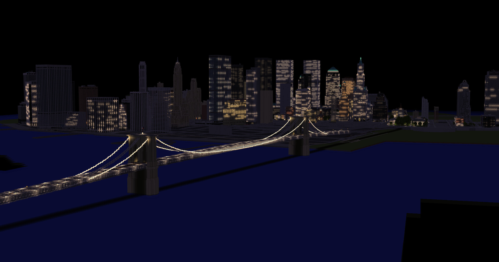 Lower Manhattan 1.1 2001 Minecraft Map