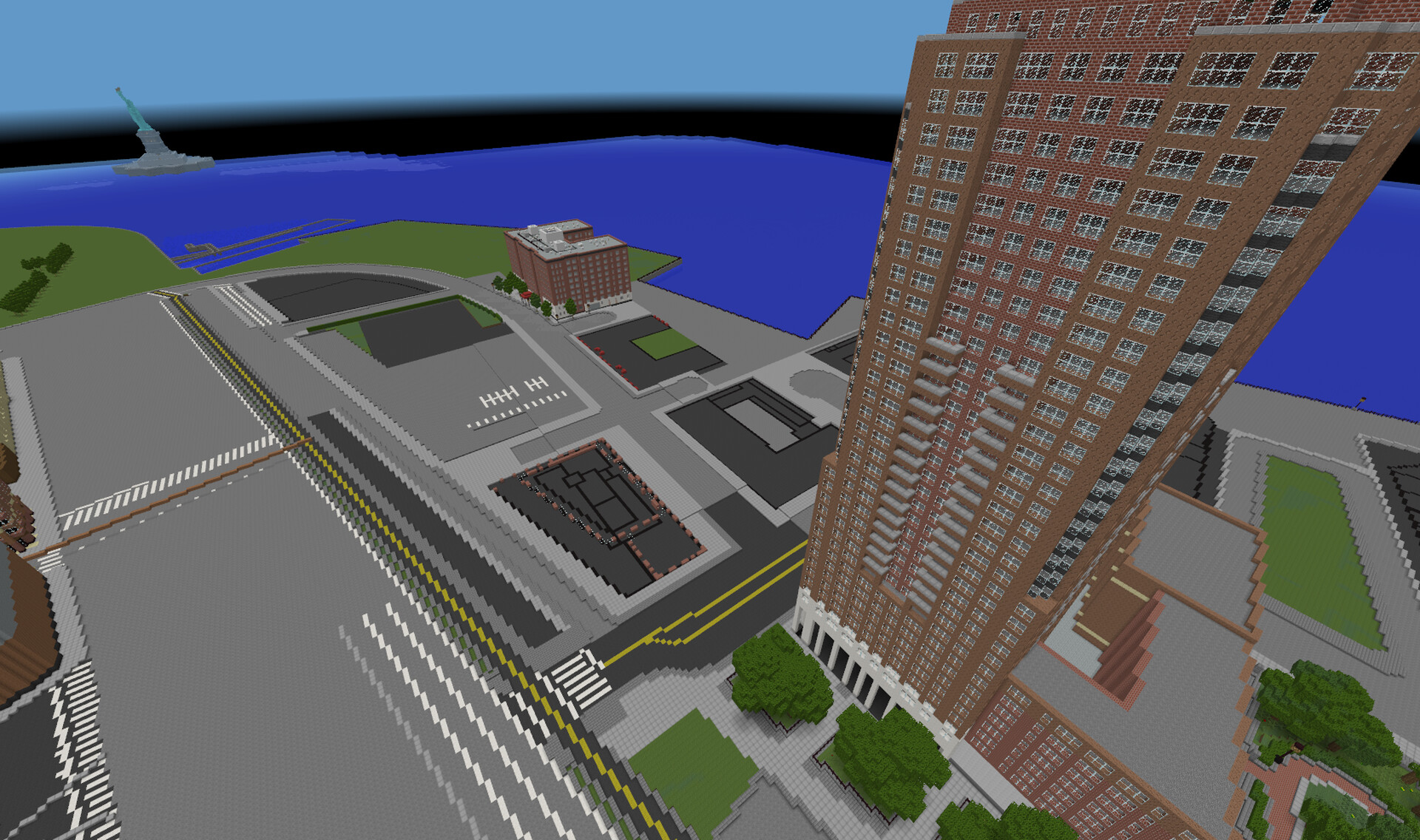 Lower Manhattan 1.1 2001 Minecraft Map