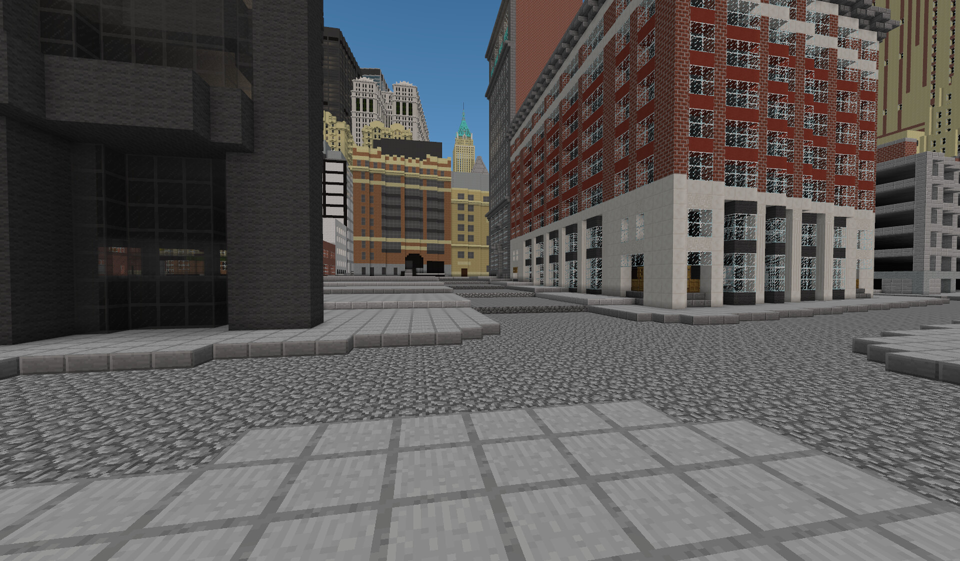 Lower Manhattan 1.1 2001 Minecraft Map