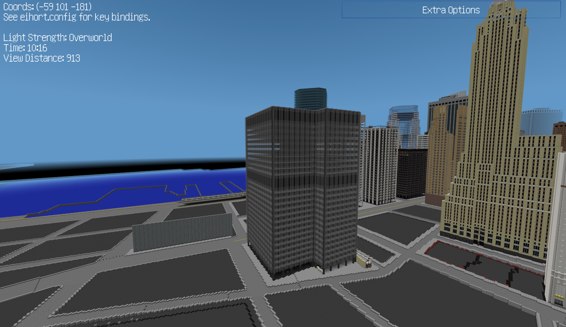 Lower Manhattan 1.1 2001 Minecraft Map