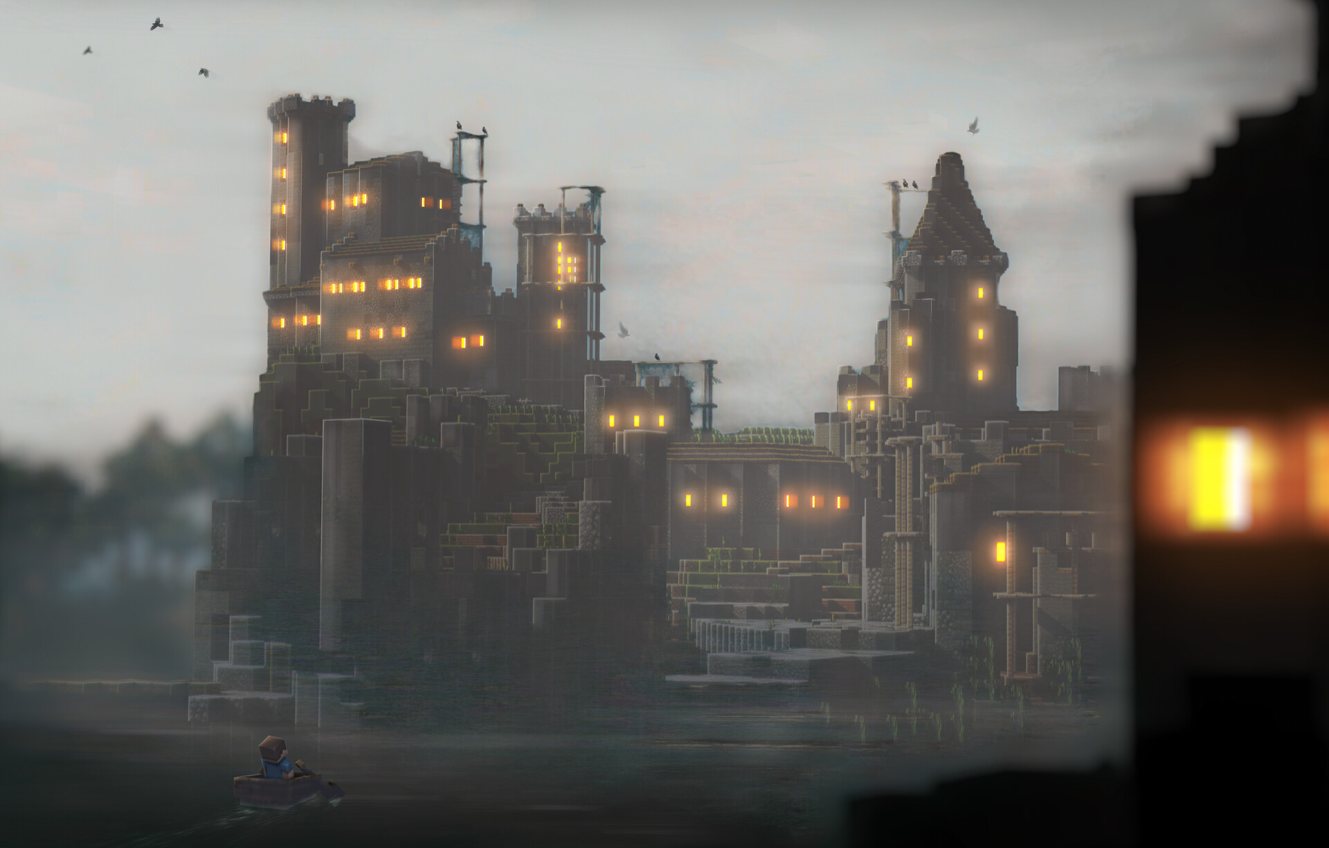 Swamp Defense Base Minecraft Map