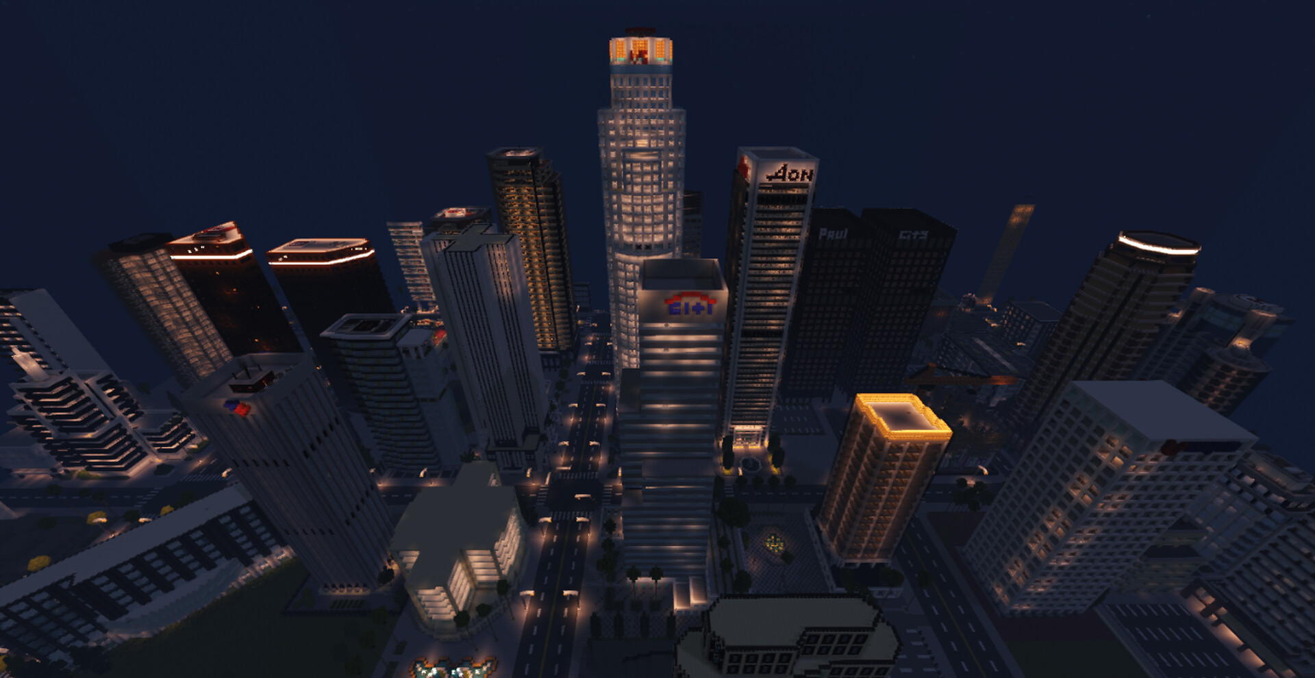 Downtown Los Angeles Minecraft Map