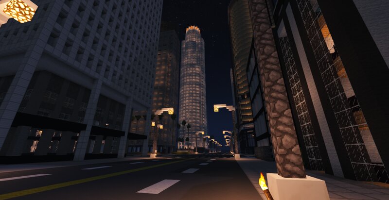 Downtown Los Angeles Minecraft Map
