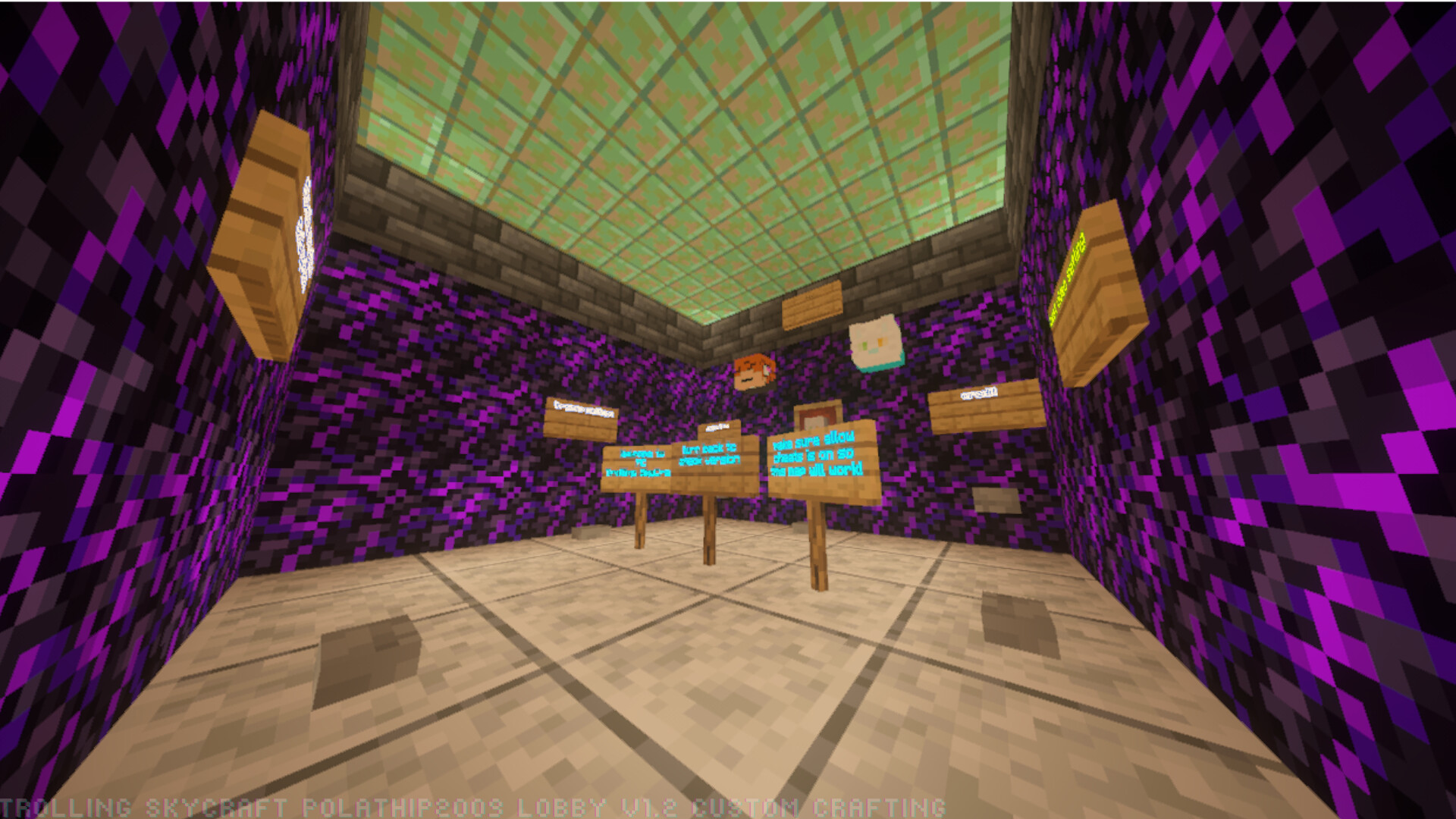 Trolling SkyCraft Minecraft Map