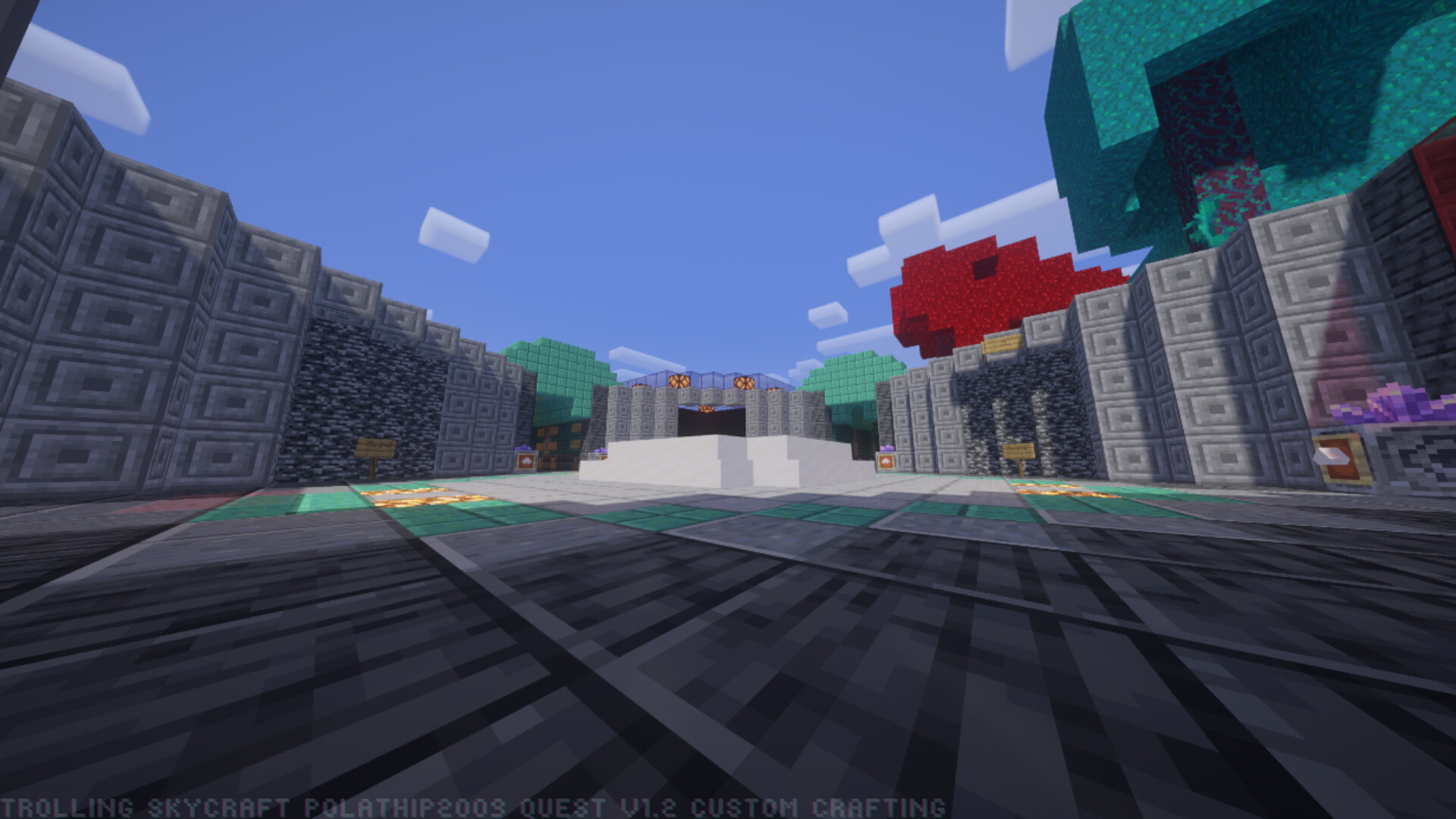 Trolling SkyCraft Minecraft Map