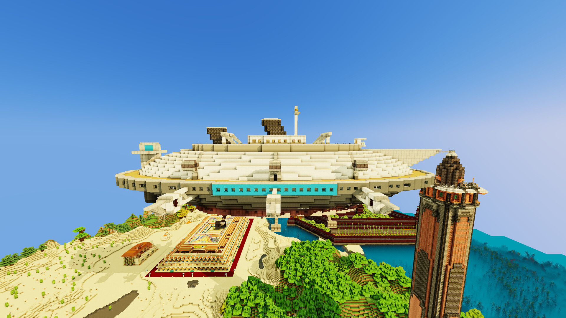 Zeppelin Tower Minecraft Map