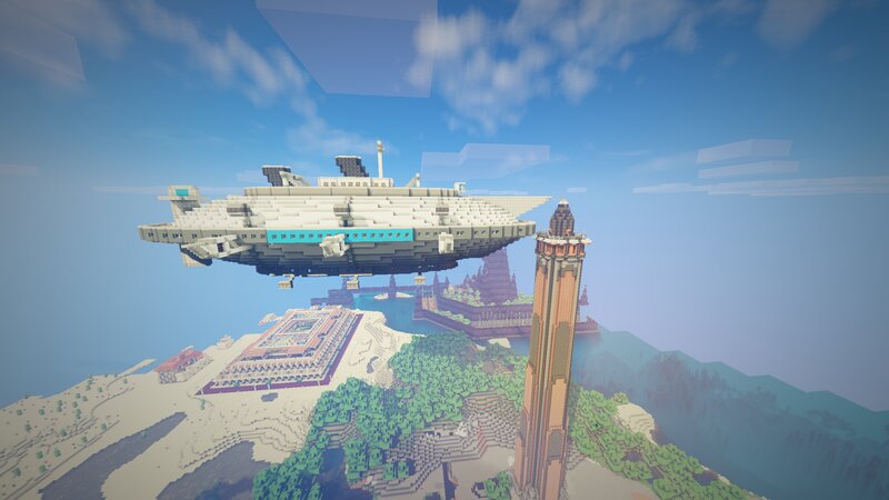 Zeppelin Tower Minecraft Map