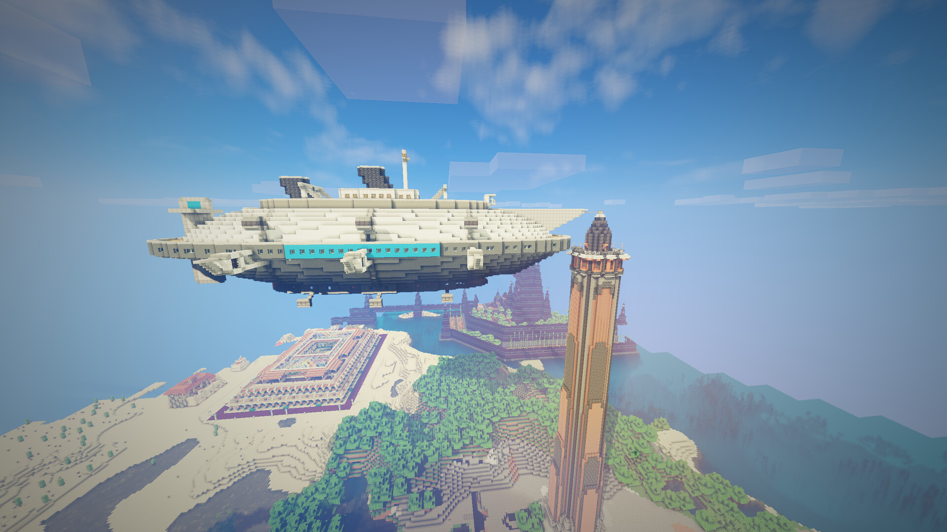 Zeppelin Tower Minecraft Map