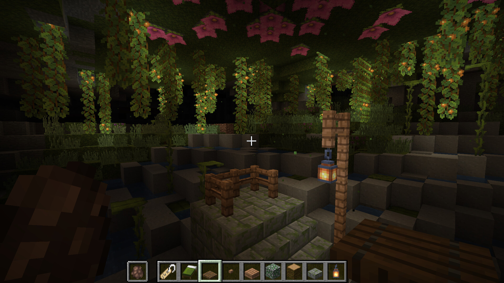 Hanging City Lush Cave Minecraft Map