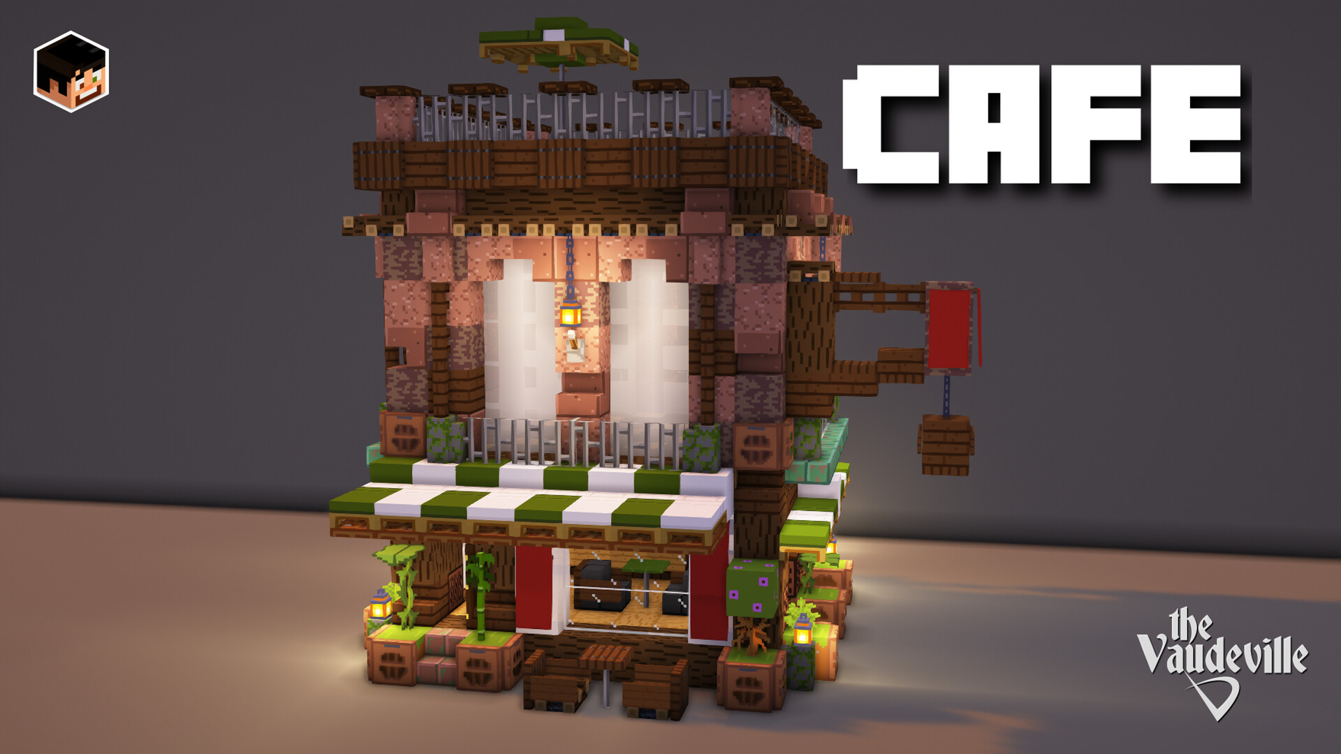 Cafe / Coffee Shop Minecraft Map