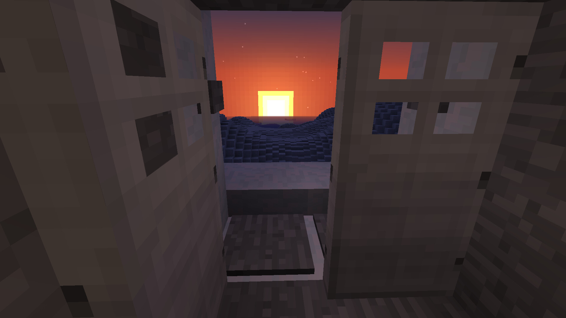 Updated Outpost in Arctic Mountains Range and Ocean Surrounding ...