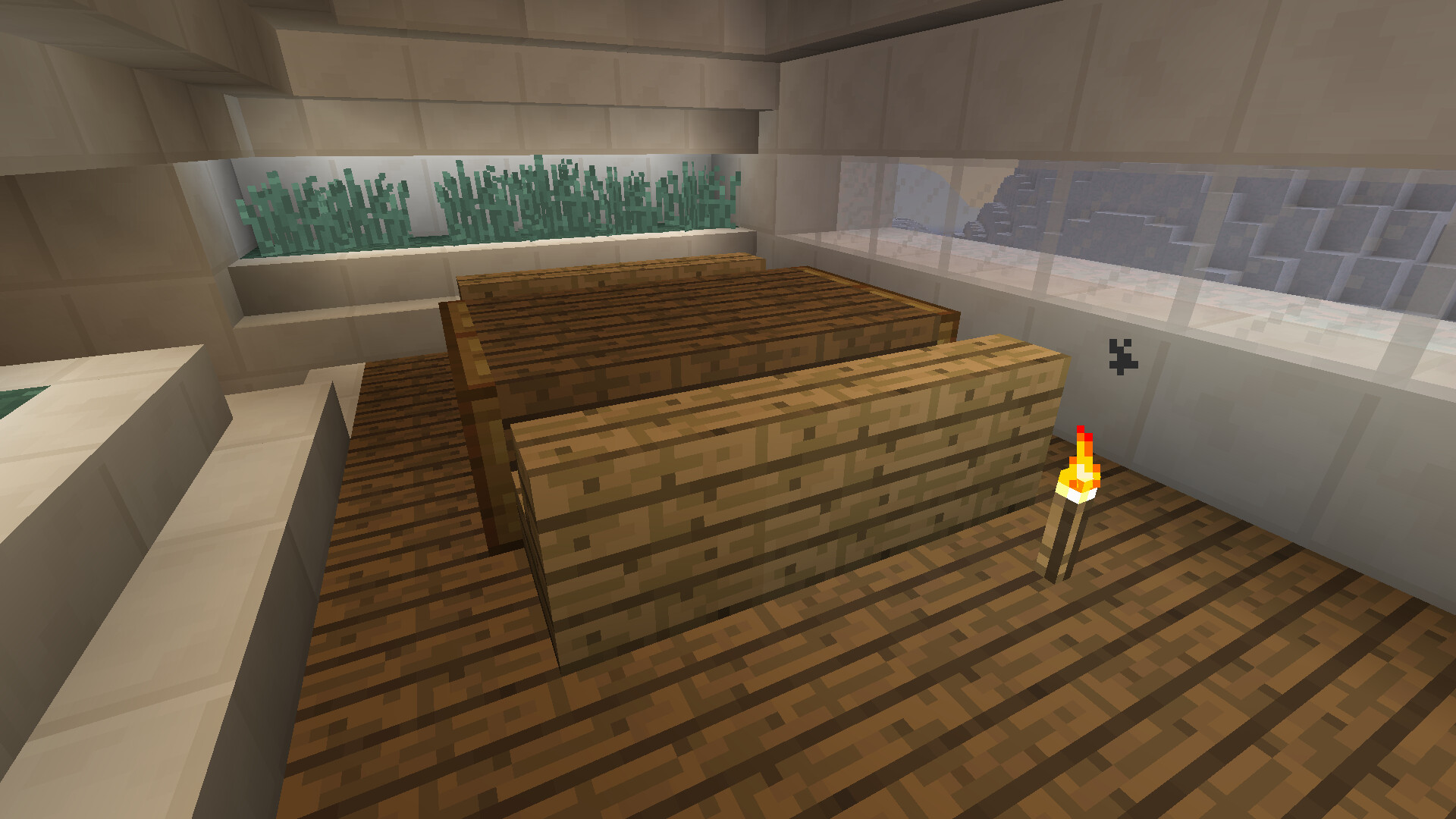 Updated Outpost in Arctic Mountains Range and Ocean Surrounding ...