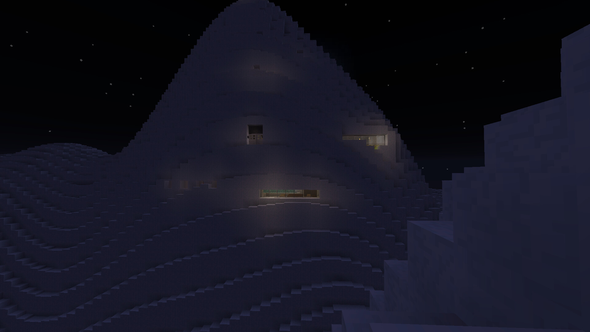 Updated Outpost in Arctic Mountains Range and Ocean Surrounding ...