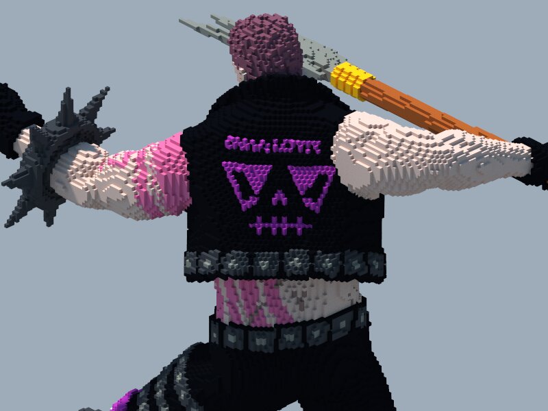 Charlotte Katakuri from One Piece Minecraft Map