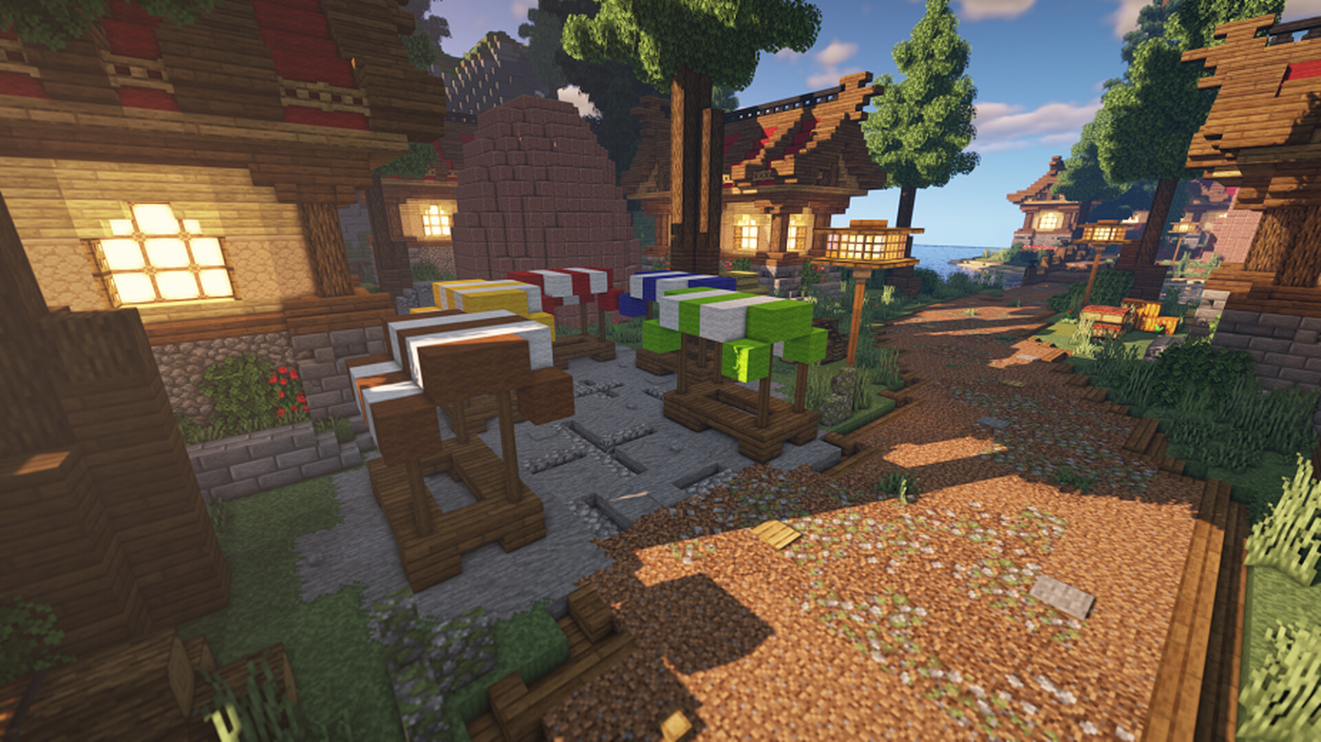 -| HUB |- Red Medieval Kingdom | 400x400 Minecraft Map