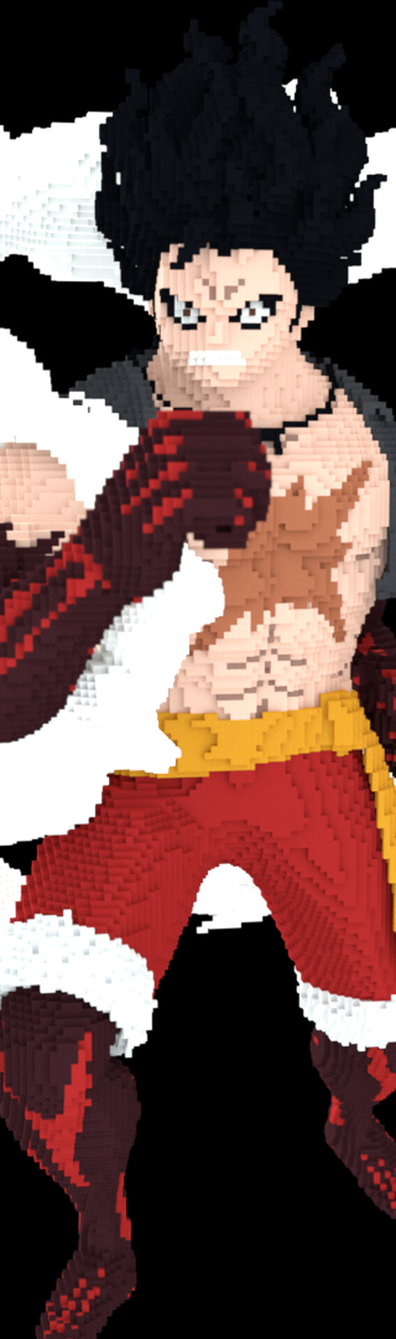 Monkey D. Luffy from One Piece (Snake Man Luffy) Minecraft Map