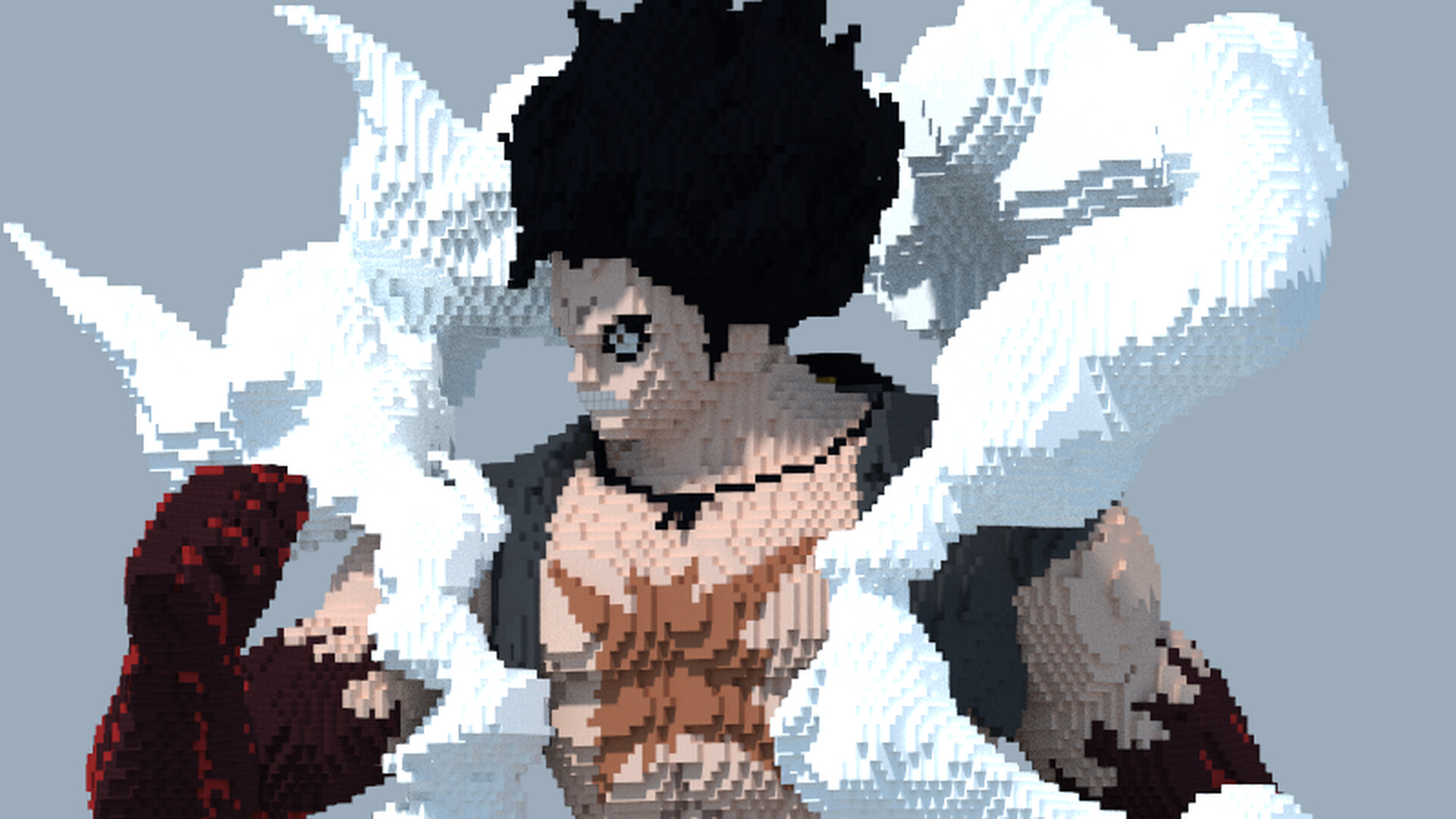 Monkey D. Luffy from One Piece (Snake Man Luffy) Minecraft Map