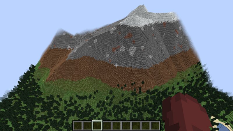 mountain landscape Minecraft Map