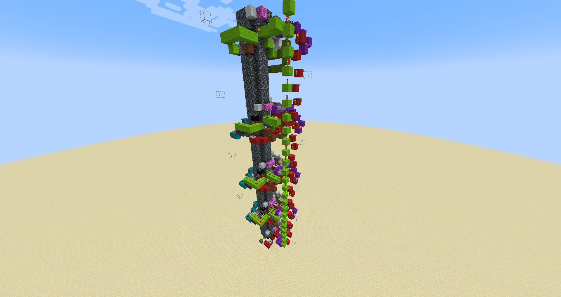 Multi floor elevator Minecraft Map