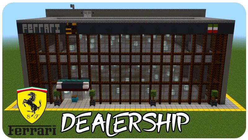 Minecraft Ferrari Dealership (Downlaod) Bedrock Only Minecraft Map